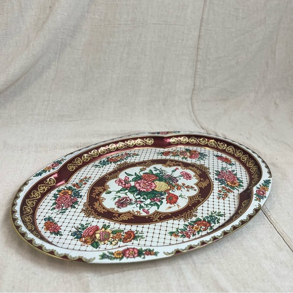 Daher | Accents | Vintage Daher Decorated Ware Ornate Tray | Poshmark